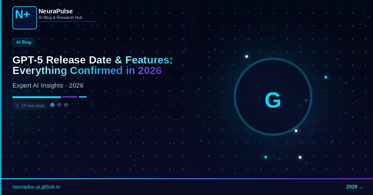 GPT-5 Release Date & Features: Everything Confirmed in 2026 — NeuraPulse